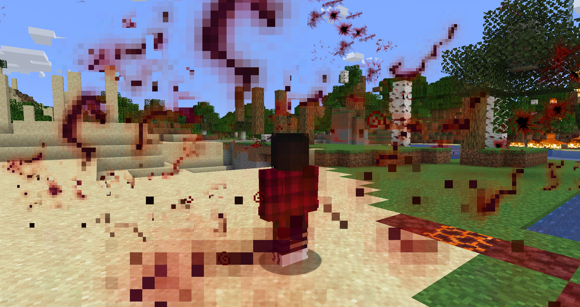 【マイクラ】MinePiece MOD(ワンピースMOD)の入れ方と紹介。マイクラがワンピースの世界に!