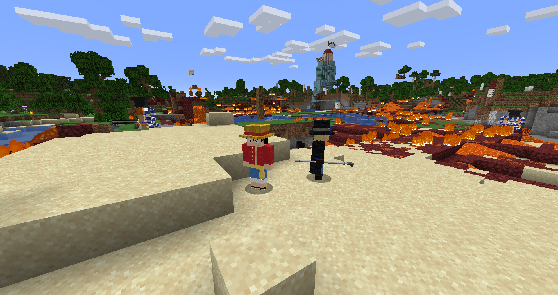 【マイクラ】おすすめのワンピースMOD2選!導入方法や特徴の比較など!